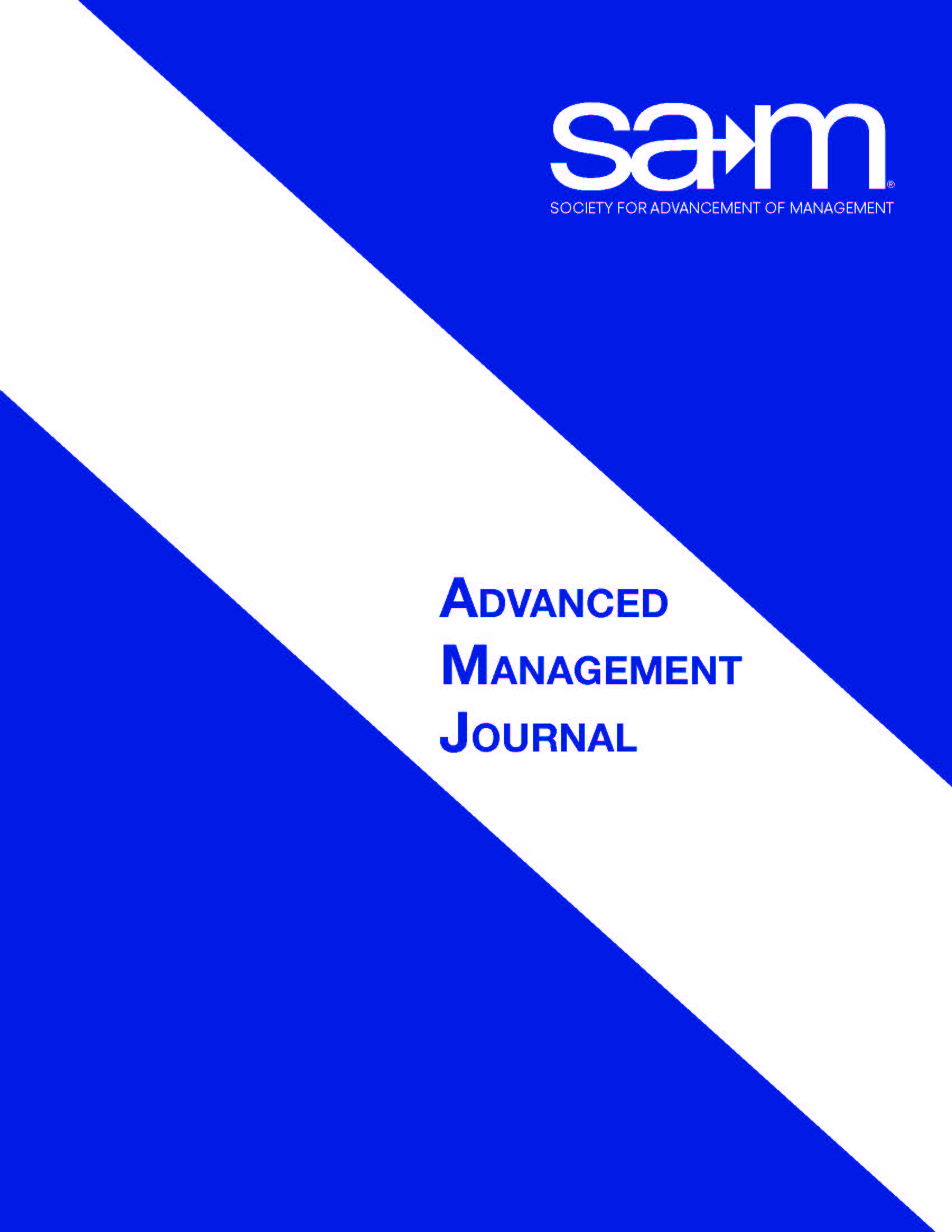 Volume 87 Edition 4 – SAM Advanced Management Journal